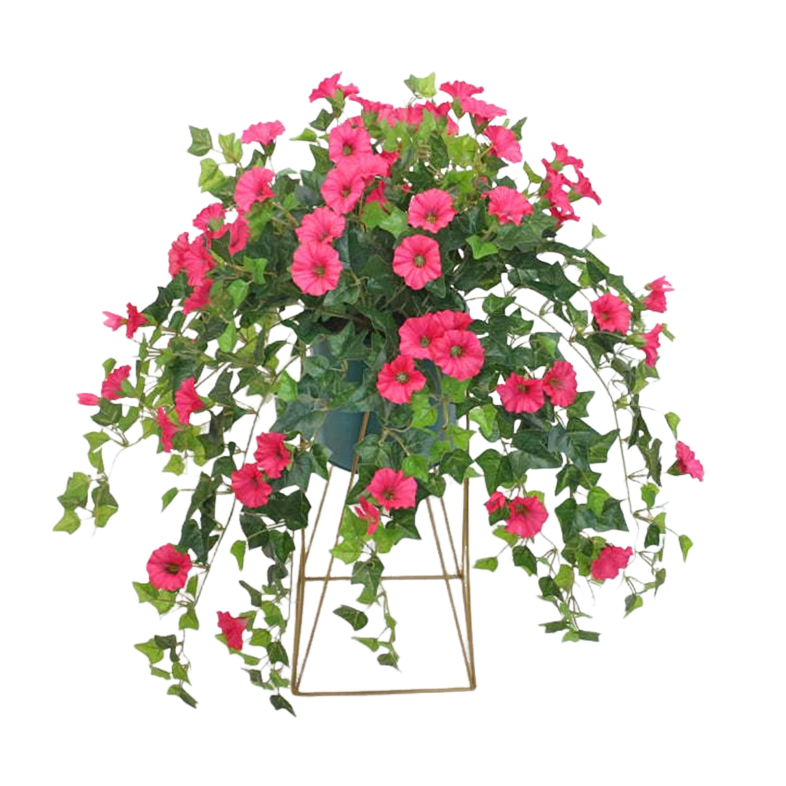 Artificial Morning Glory Flower Realistic Home Office Table Centerpiece Wedding Dropping Faux ...