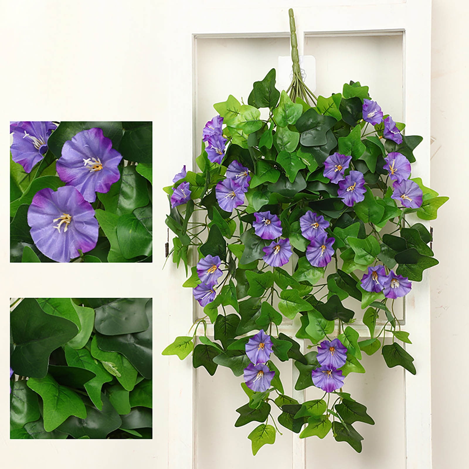 Artificial Morning Glory Flowers for Spring Summer Outdoor Hanging ...