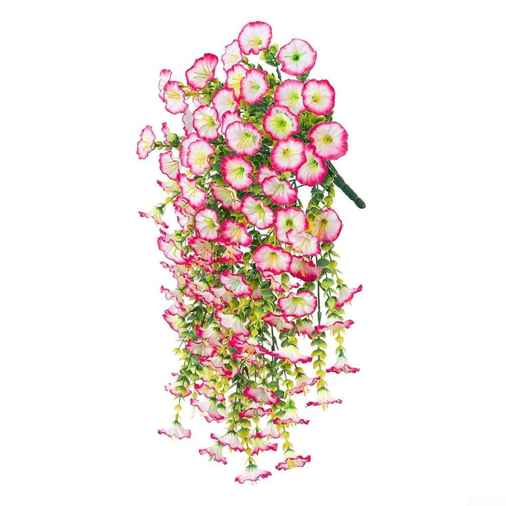 Artificial Morning Glory Hanging Flowers - 75Cm Lifelike Outdoor Decor ...