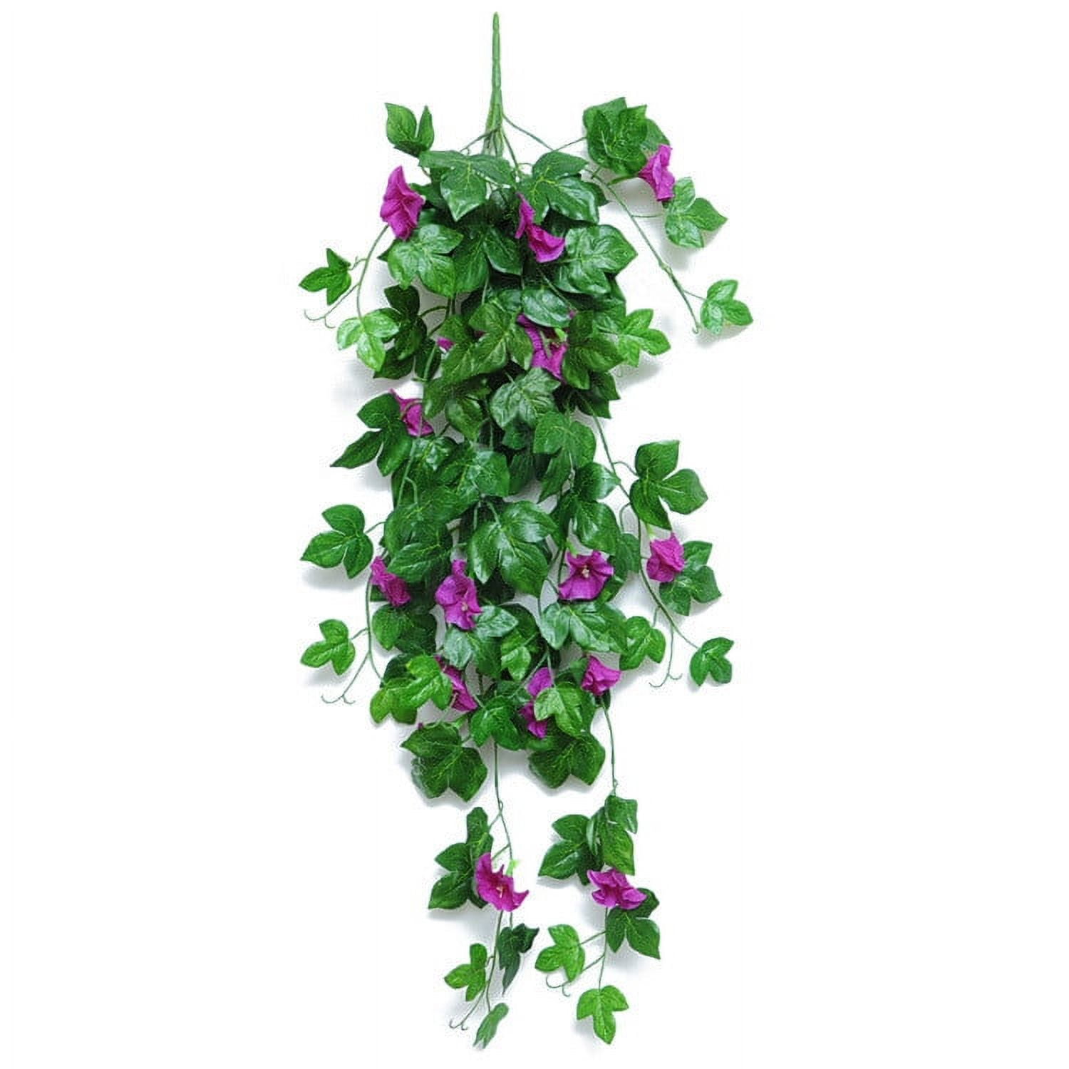Artificial Morning Glory Hanging Wall Flowers | Silk & Plastic Vines ...