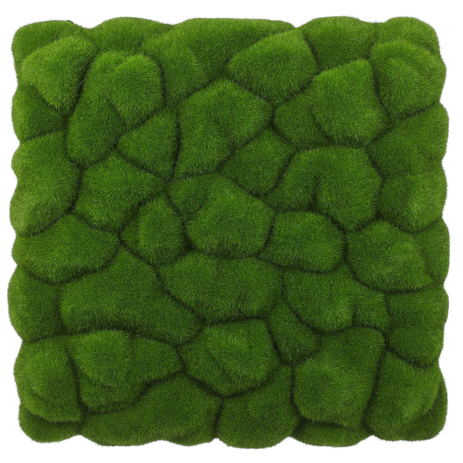 GAXIRE Faux Moss Crafting Artificial Moss Pad Indoor Use Green 1Set 12 ...