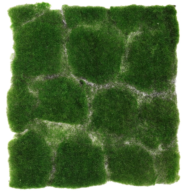 Artificial Moss Grass Wall Mat - Realistic Fake Lawn Decoration ...