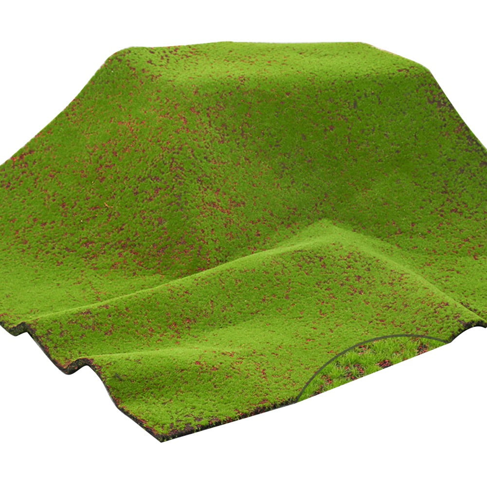 Artificial Moss Mat 39x39\" Faux Green Grass Rug for Indoor Outdoor ...