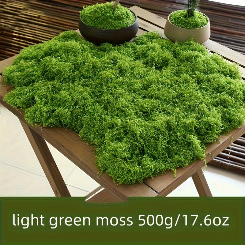 Artificial Moss, Plastic Faux Greenery, for Home Decor, All-Season ...