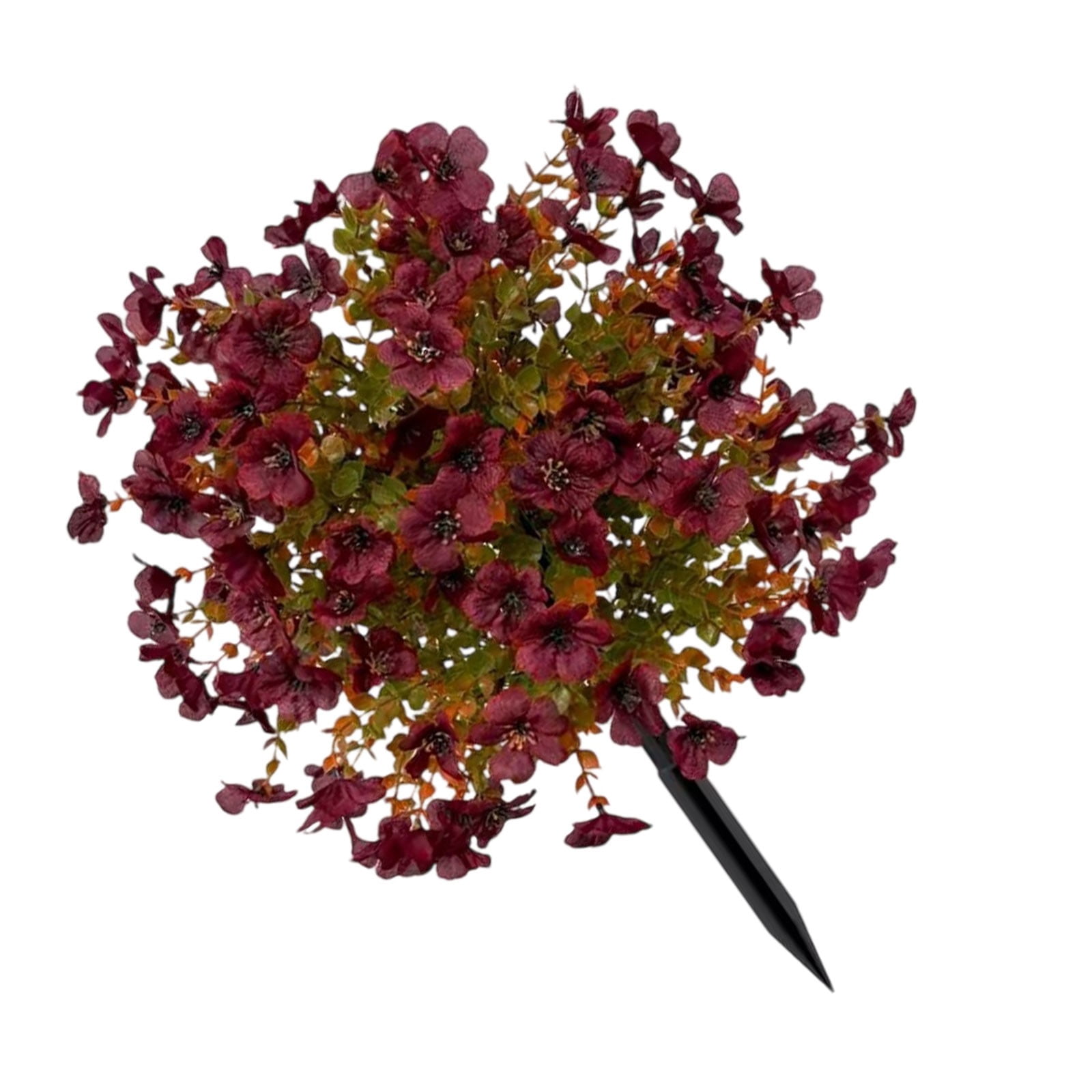 Artificial Multicolor Wildflower Bushes with Stake,22inch UV Resistant ...