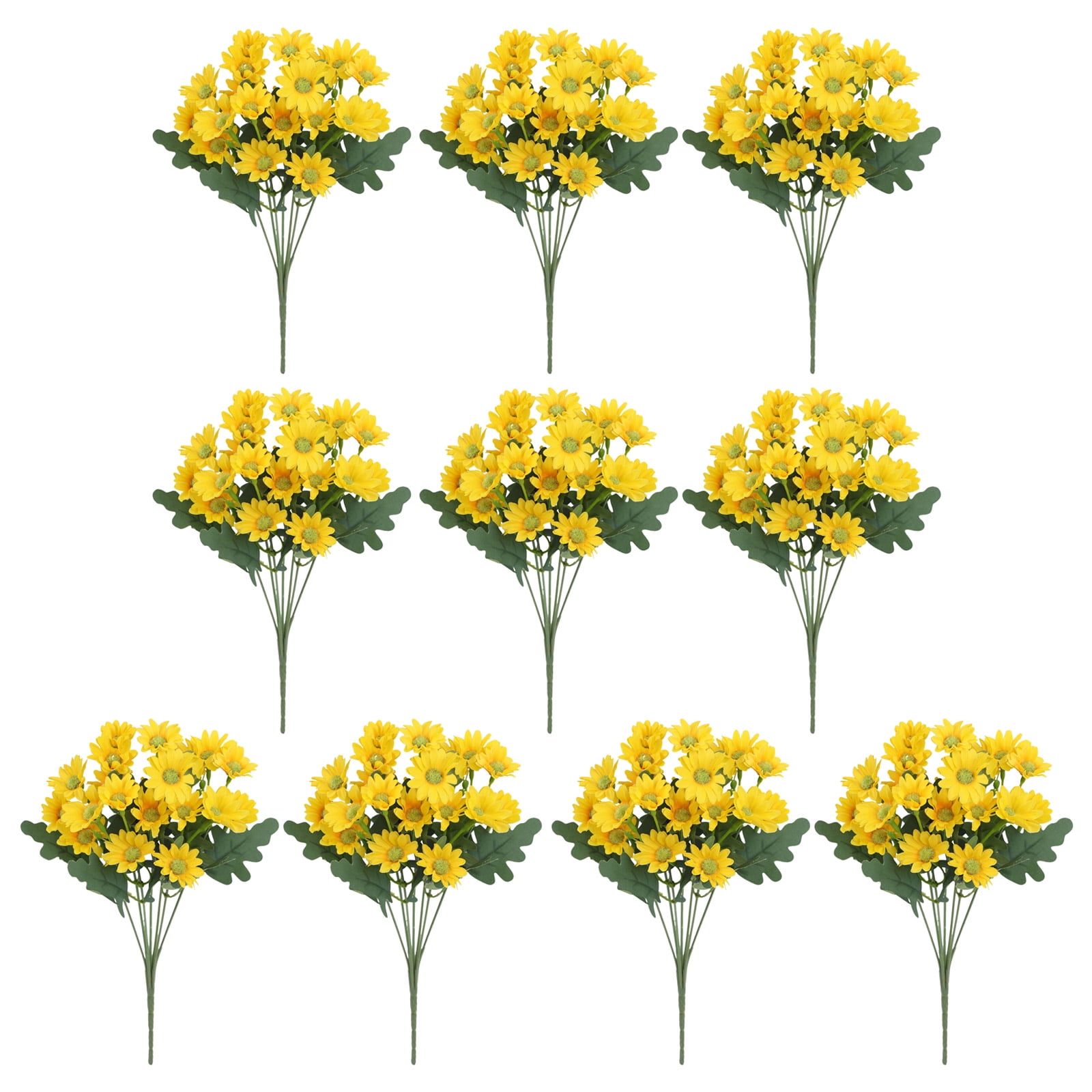 Artificial Mums(1set 10 Bunchs),Artificial Sunset Mums,Lifelike ...