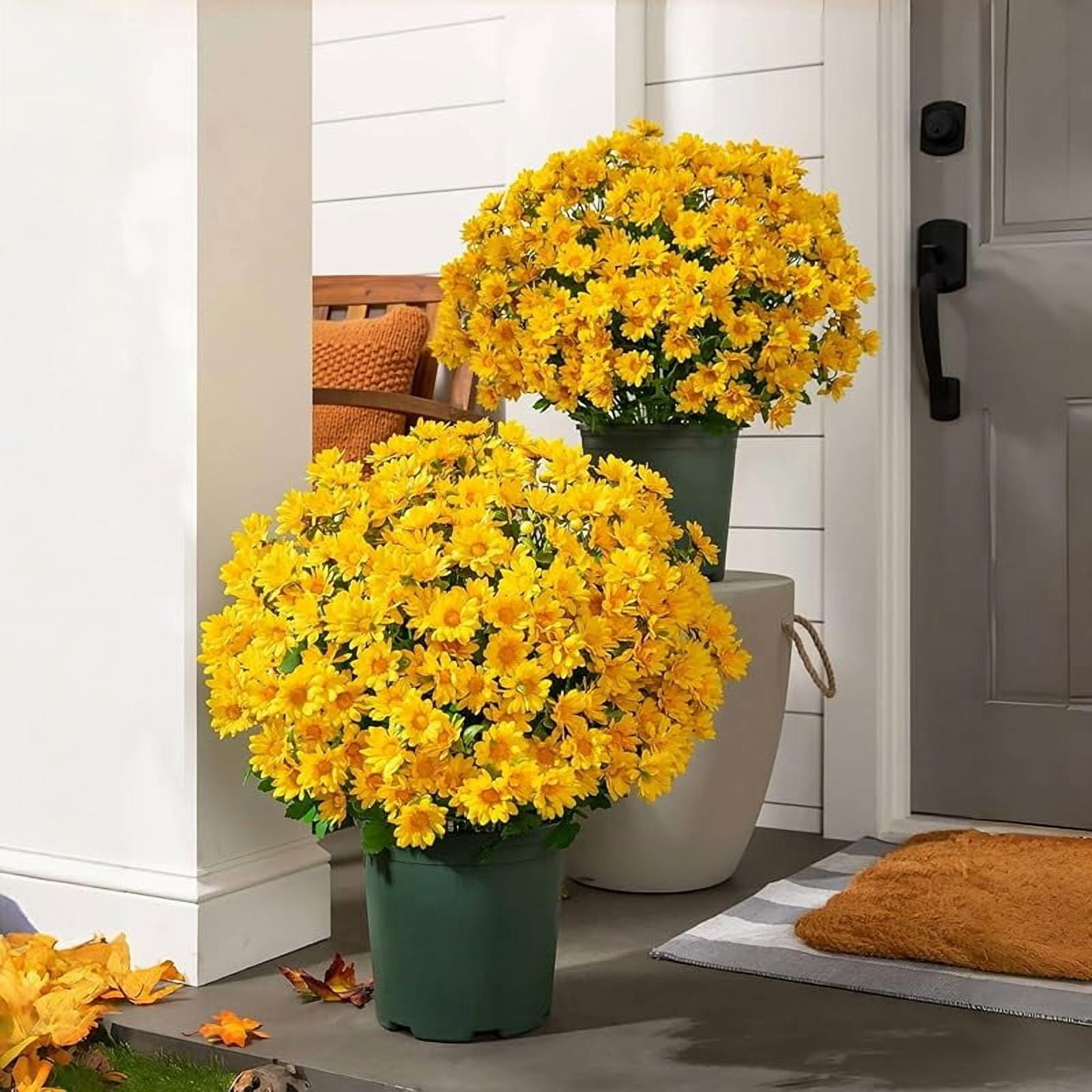 Artificial Mums for Outdoors Fall, Artificial Mums That Look Real, Mum ...