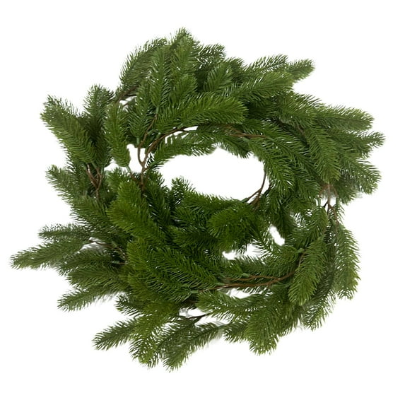 Artificial Norfolk Garland With Led Lights, 190Cm Pine Needle Vine And ...
