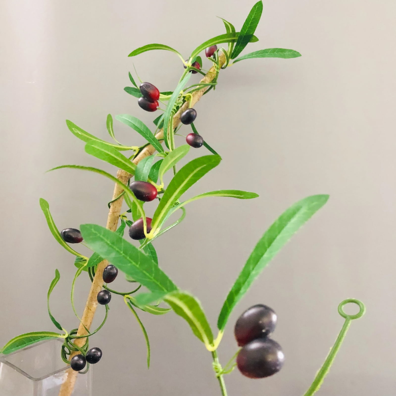 Artificial Olive Leaf Olive Vines Garland Ivy Olive Branch Greenery ...