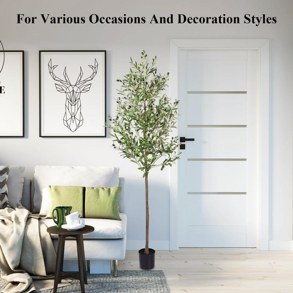 Artificial Olive Tree,Fake Olive Tree 6ft,Faux Olive Tree,Olive Trees ...