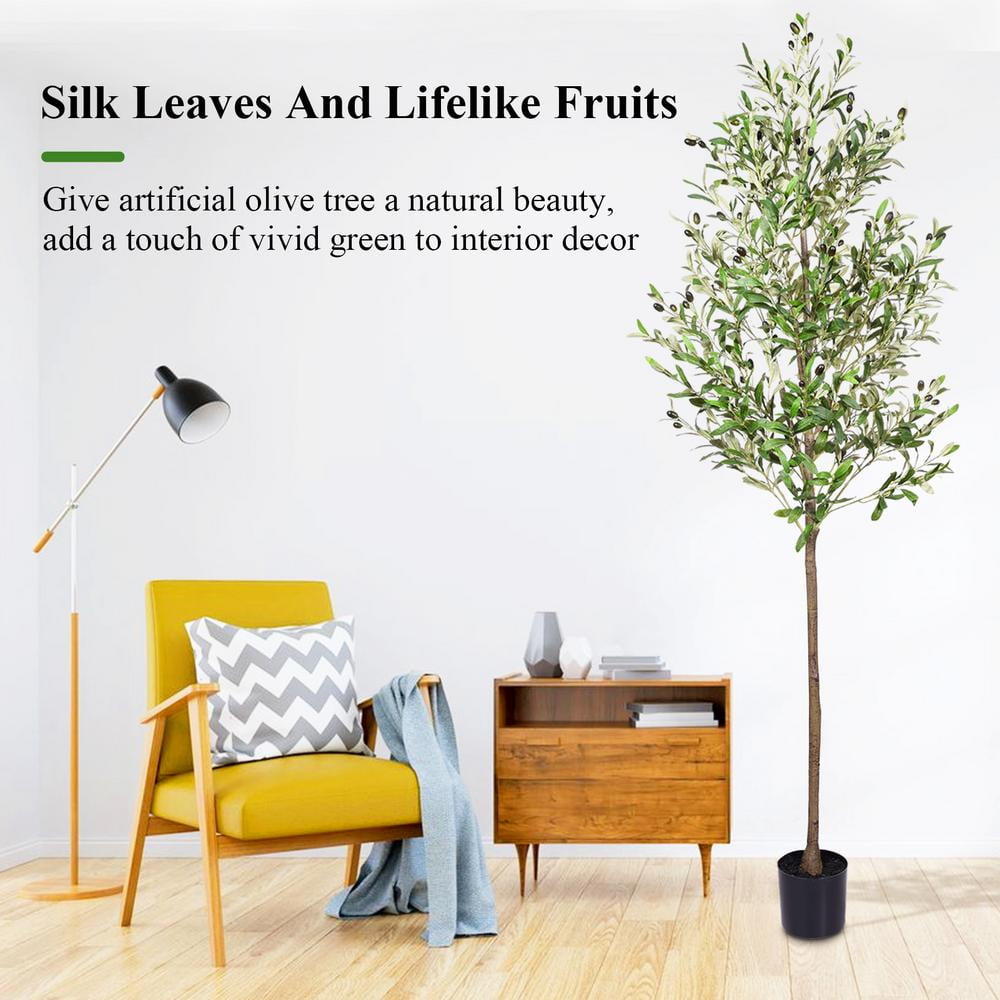 Artificial Olive Tree,Fake Olive Tree 7ft,Faux Olive Tree,Olive Trees ...