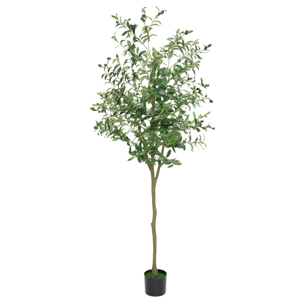 Artificial Olive Tree Faux Tree with Lifelike Olive Leaves Fake Olive ...