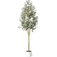 Artificial Olive Tree in Pot, 7 FT Tall Faux Olive Tree for Indoor ...