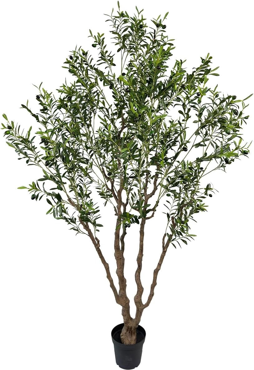 Artificial Olive Tree Tall,Faux Olive Tree Indoor Artificial Tree for ...