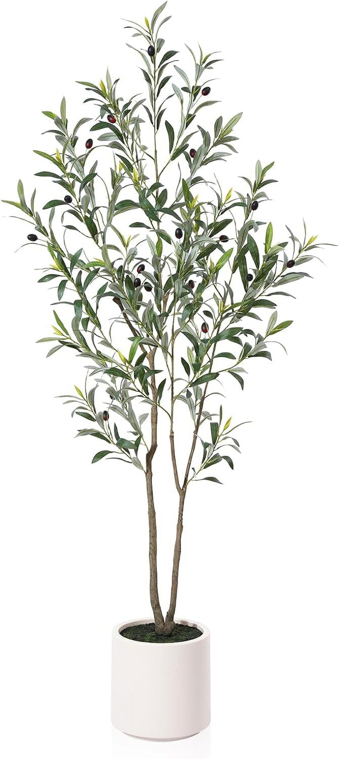 Artificial Olive Trees, 5 ft Tall Fake Olive Trees for Indoor, Faux ...
