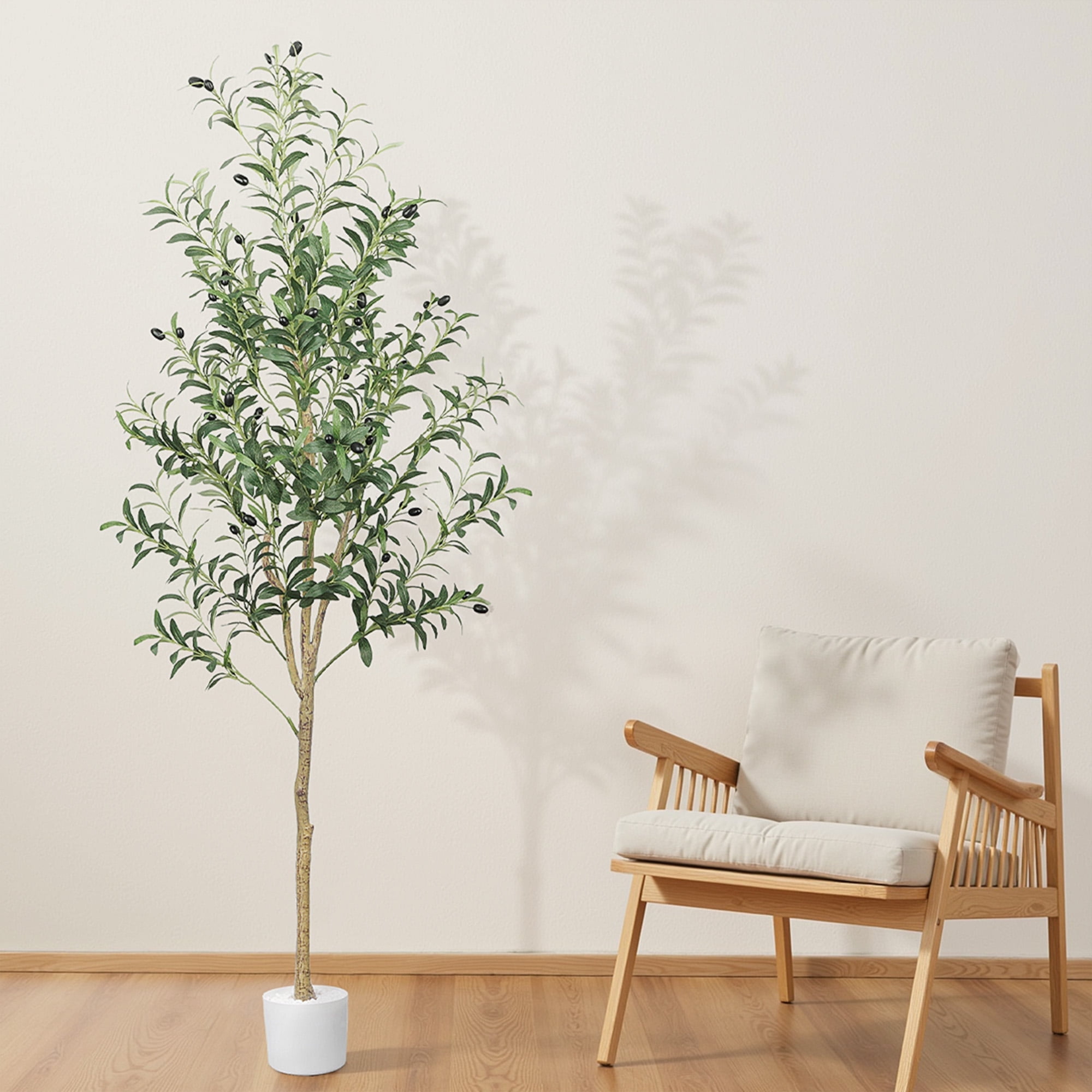 GPED Artificial Olive Trees, 6FT Fake Olive Trees for Indoor, Faux ...