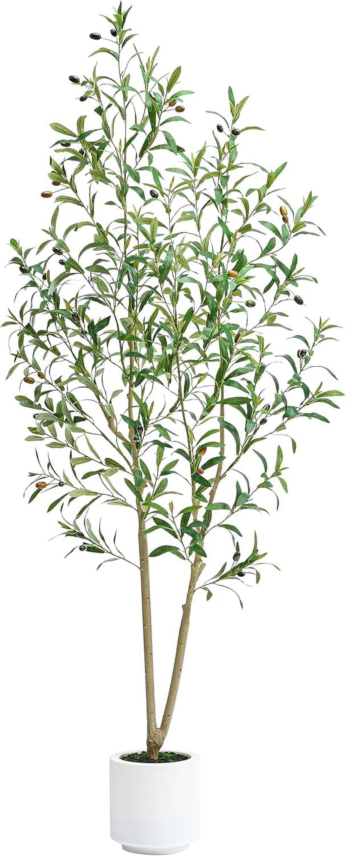 Artificial Olive Trees,Fake Olive Trees for Indoor, Faux Olive Silk ...
