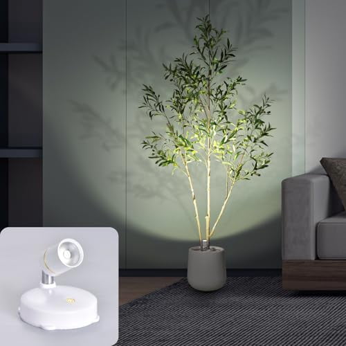 Artificial Olive Trees with Warm LED Spotlights, 6FT Tall Fake Olive ...