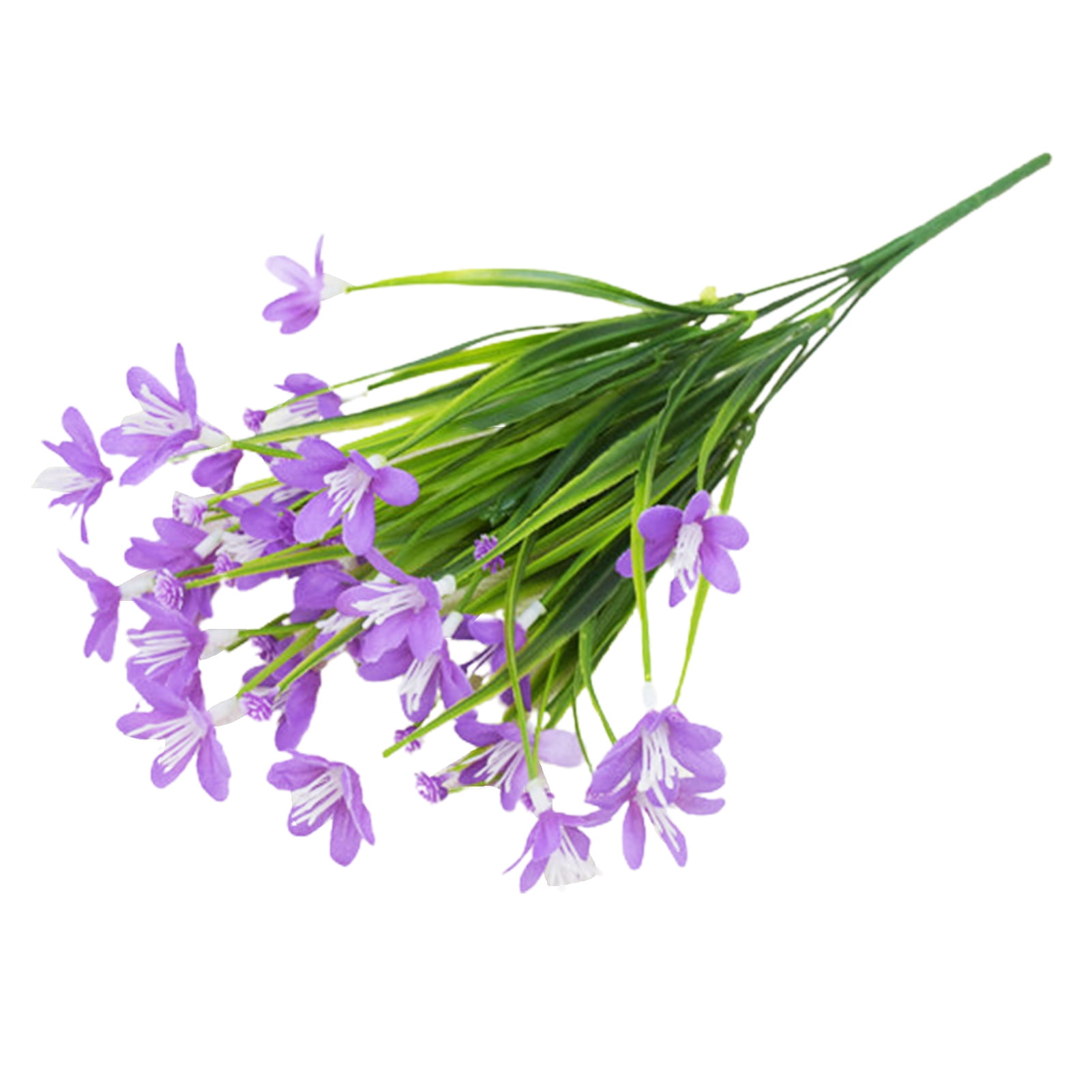Artificial Orchid Flower Branch with Stem 7 Forks Home Wedding Party ...