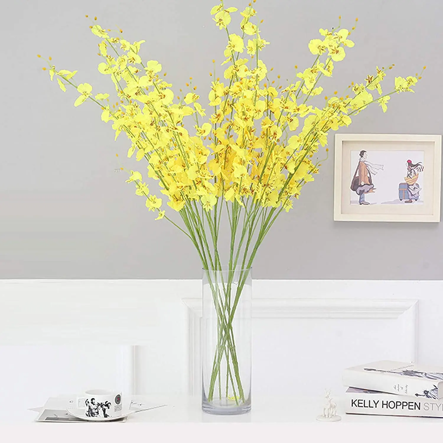 Artificial Orchid Flowers for DIY Floral Arrangem, Long Stem, Fake ...