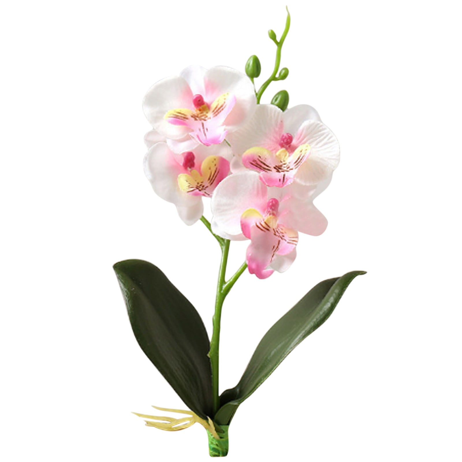 Artificial Orchid Silk Flower Stem | White Artificial Decorative Floral ...