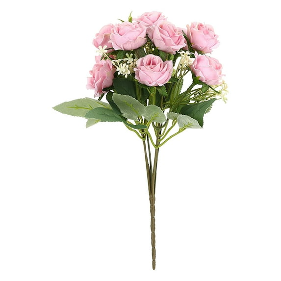 Artificial Oss Roses Outdoor Windproof Flowers 3D Embossed Gradient ...