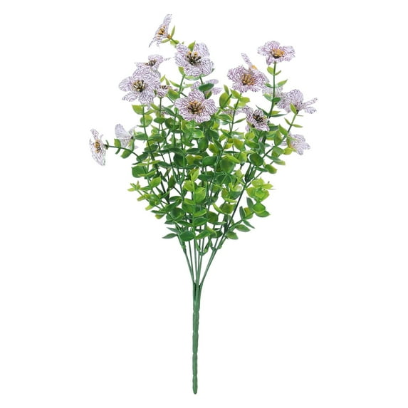 Artificial Outdoor Flowers, Fake Flowers for Garden Porch Decor, Uv ...