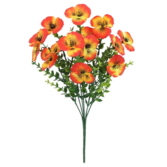 Artificial Outdoor Flowers Uv Resistant 2 Pack Watermelon Red Faux ...