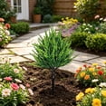 Artificial Outdoor Garden Potted Flower Tree – Lifelike Foliage, Easy ...