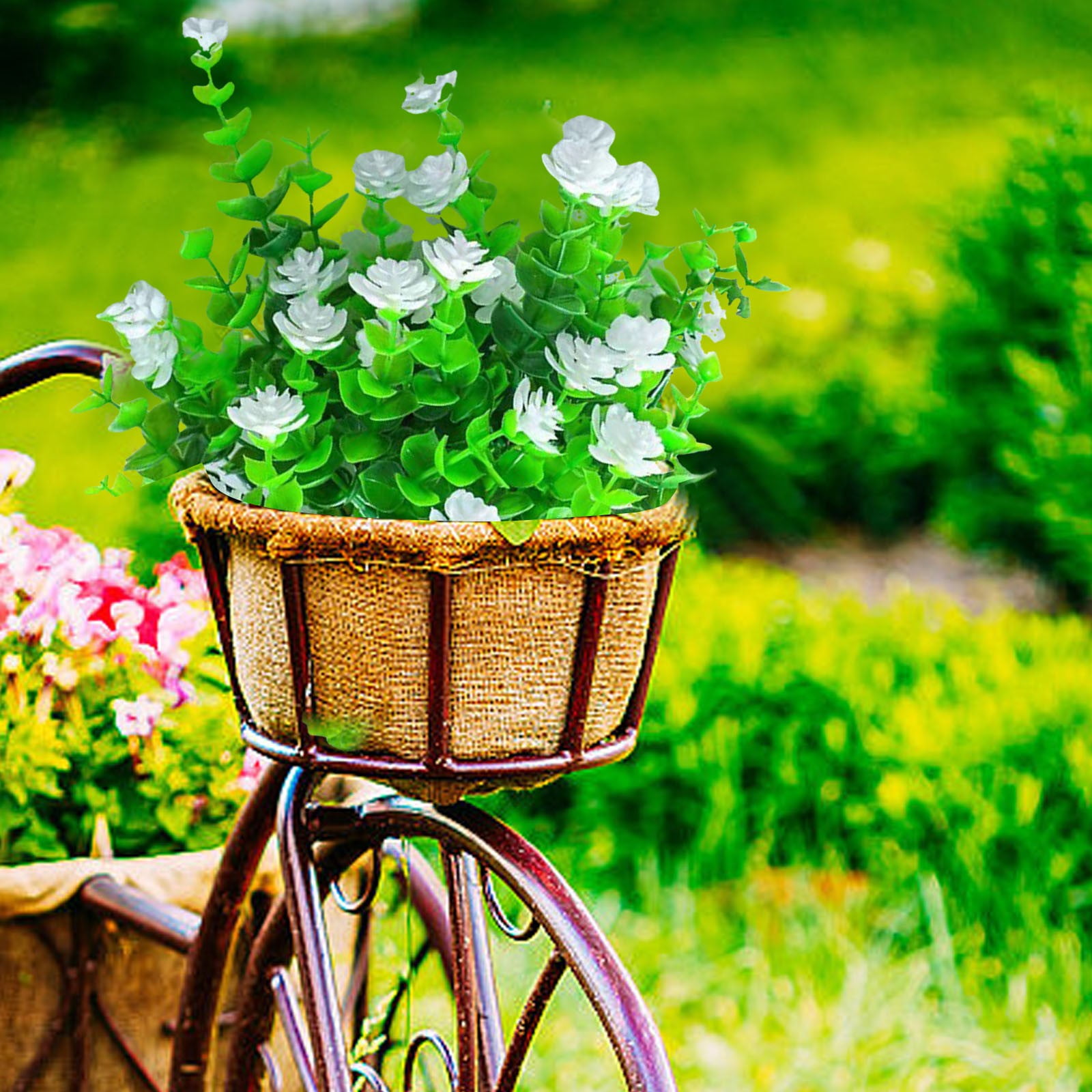 Artificial Outdoor - Greenery for Hanging Planters, No Maintenance ...