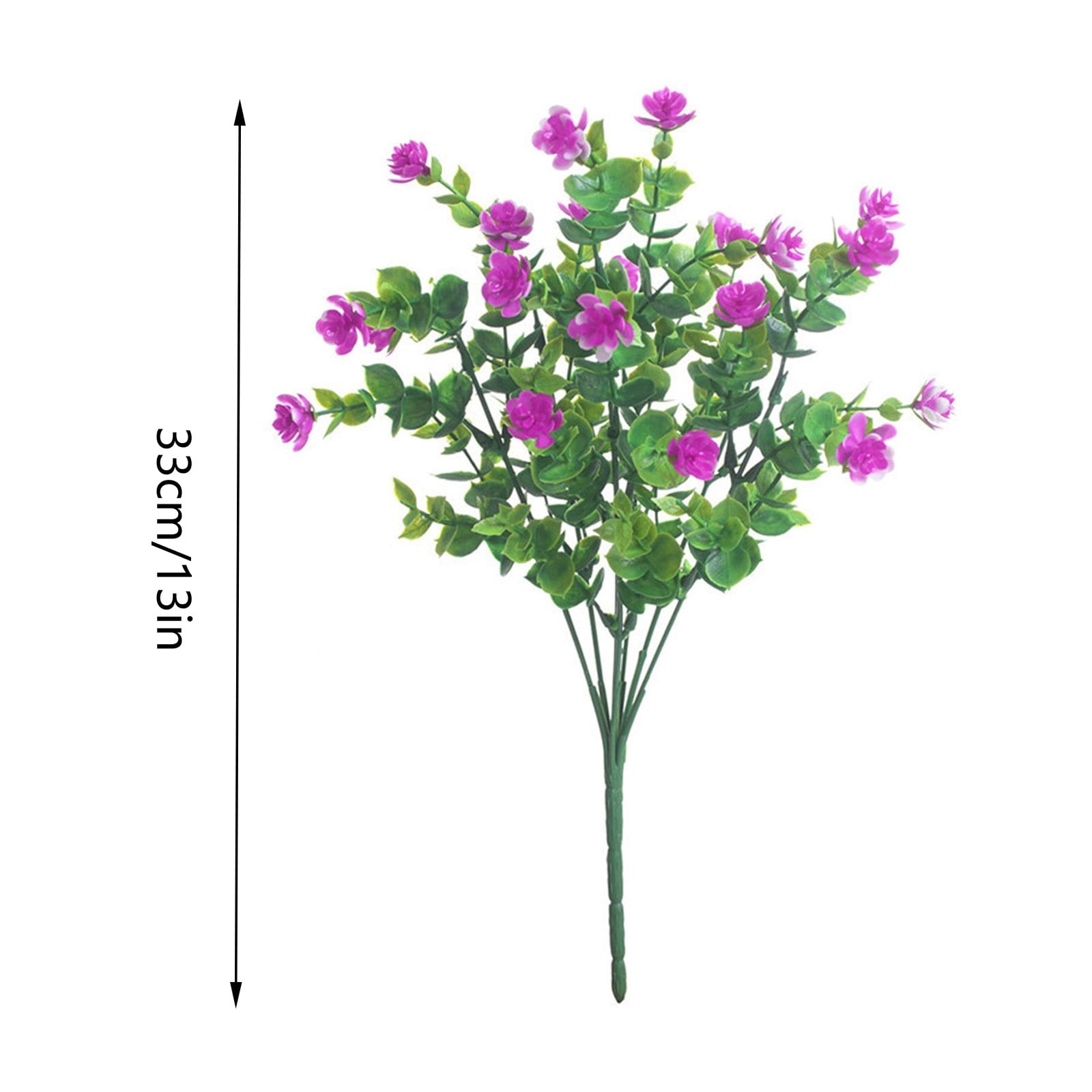 Artificial Outdoor Shrubs - Vibrant UV-Resistant Fake Flowers for ...