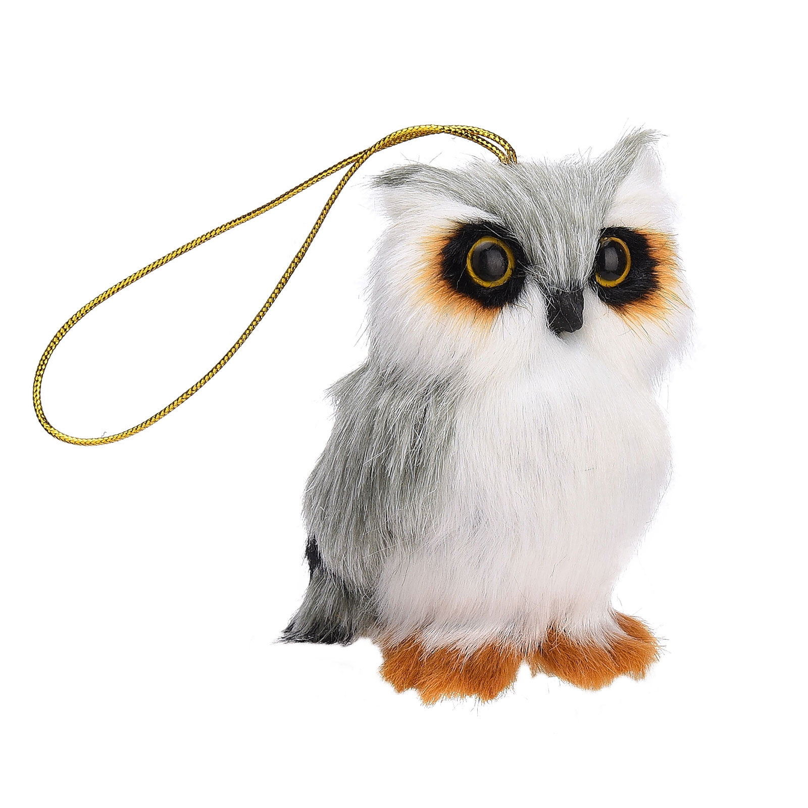Artificial Owl,Realistic Artificial Fur Owl Ornaments,Christmas ...