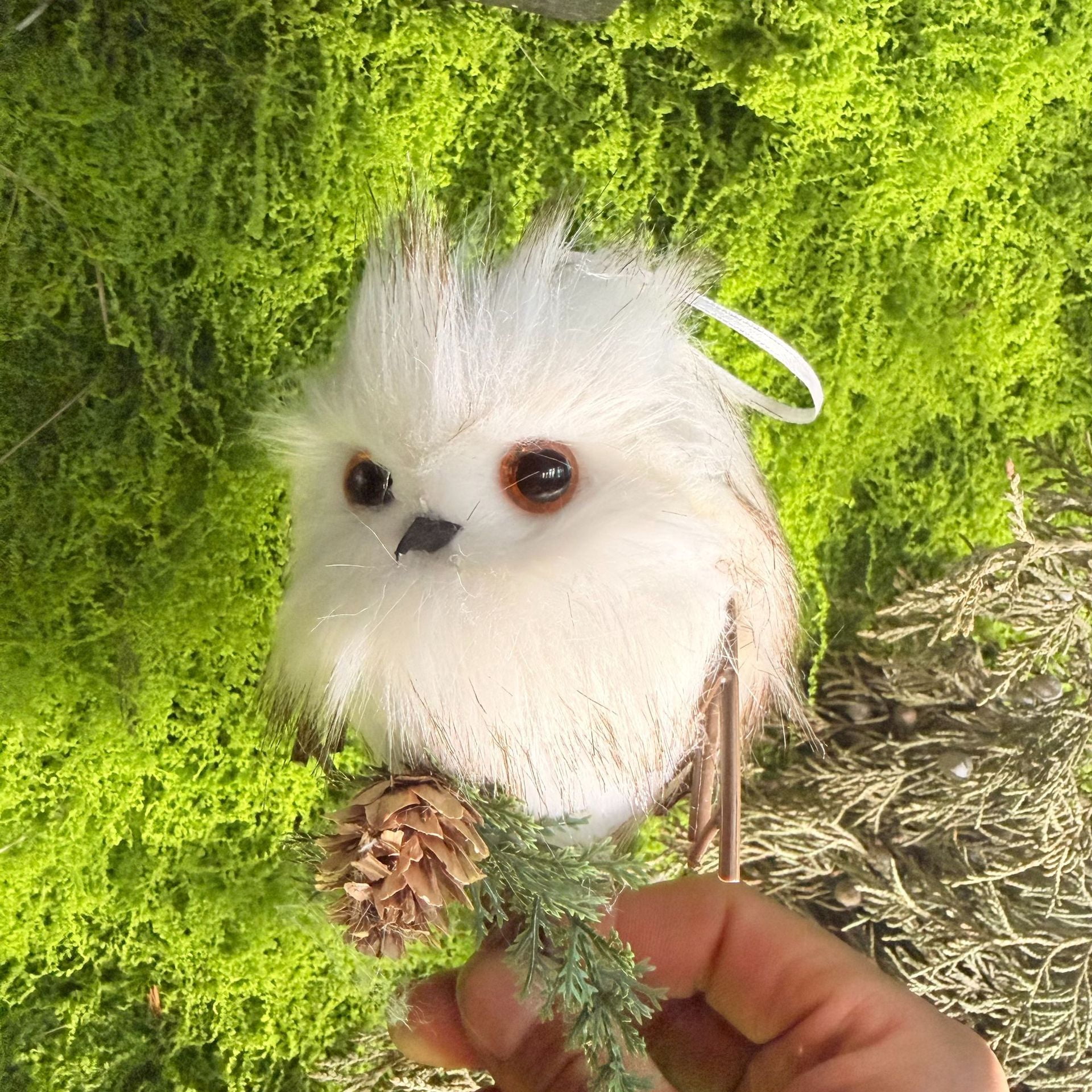 Artificial Owl in Countryside Style, Handmade Woven Animal Ornament ...
