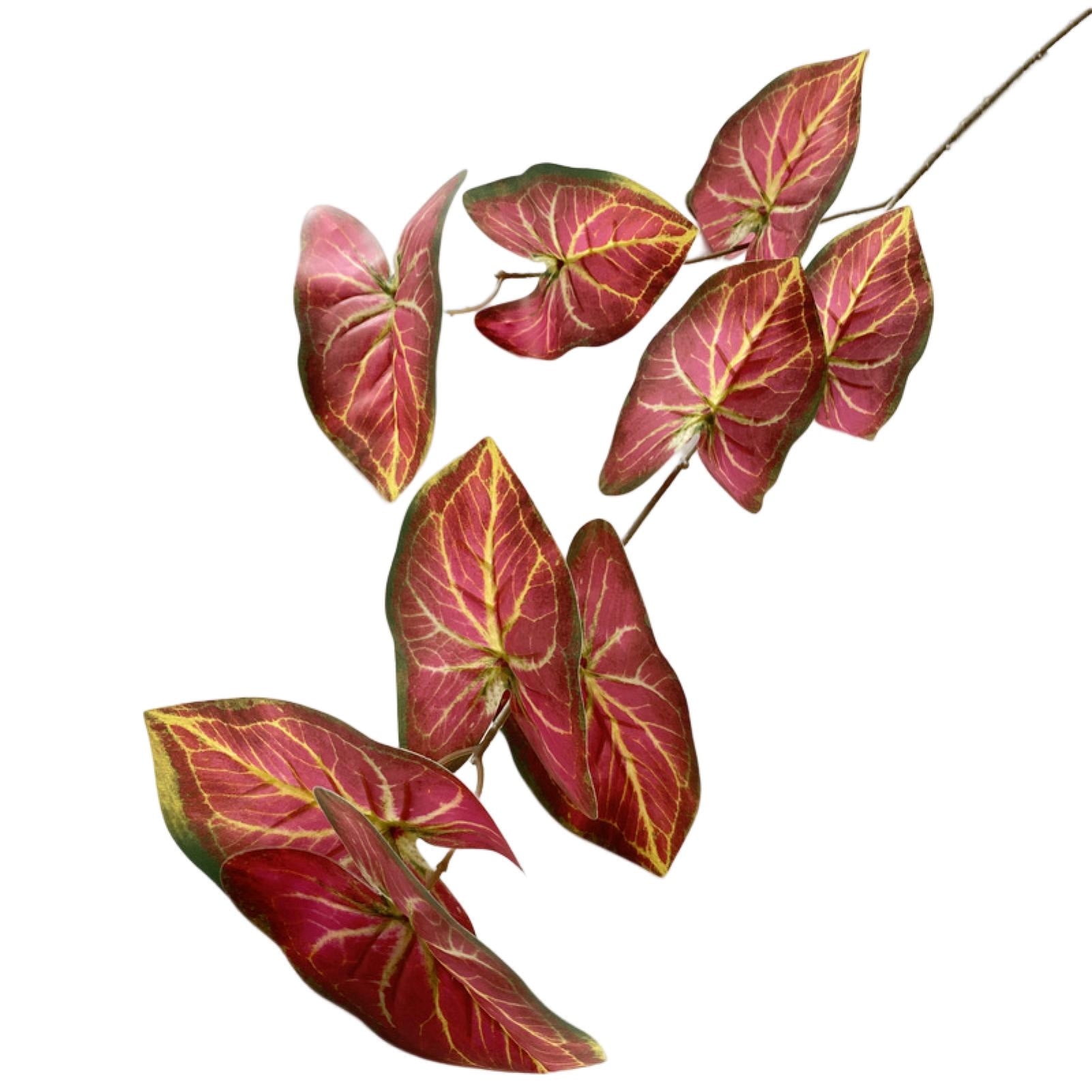 Artificial Palm Plants Banana Leaves Faux Turtle Leaf Fake Tropical ...