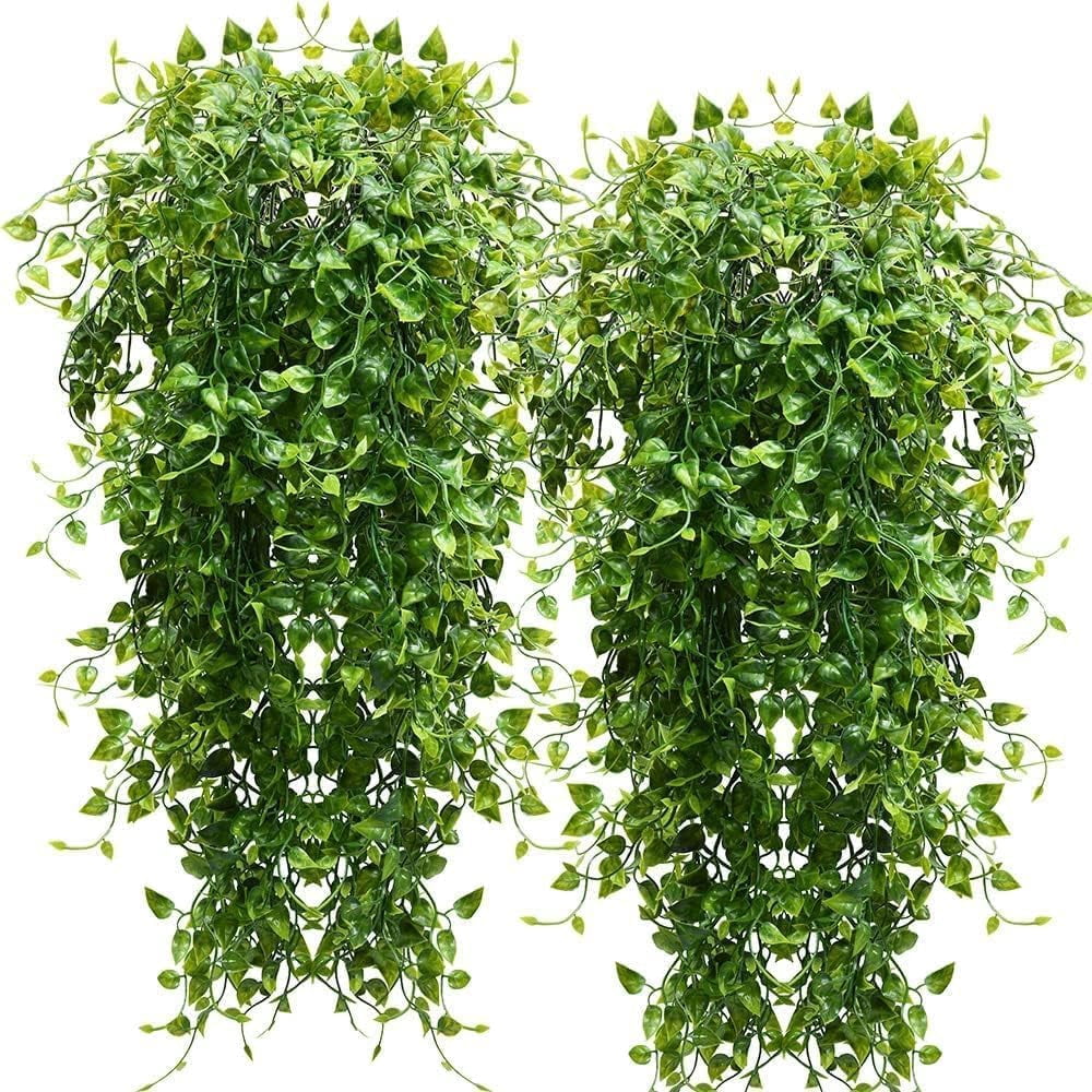 Artificial Palm Tree Leave Plants Faux Large Tropical Monstera Turtle ...