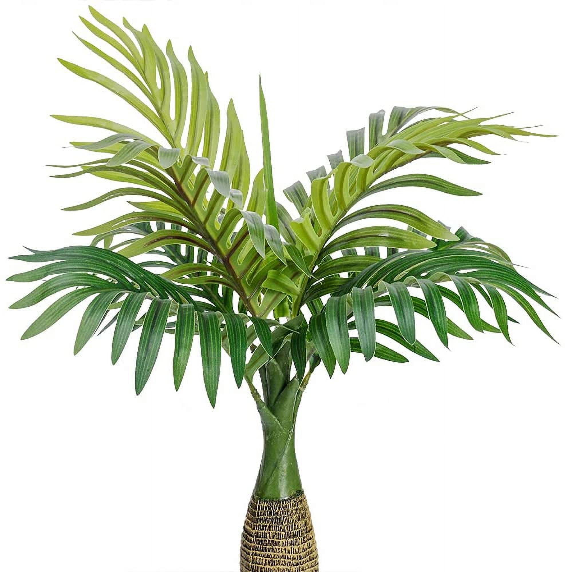 Artificial Palm Tree / Plants Leaves Faux Fake Tropical Mini, Imitation ...