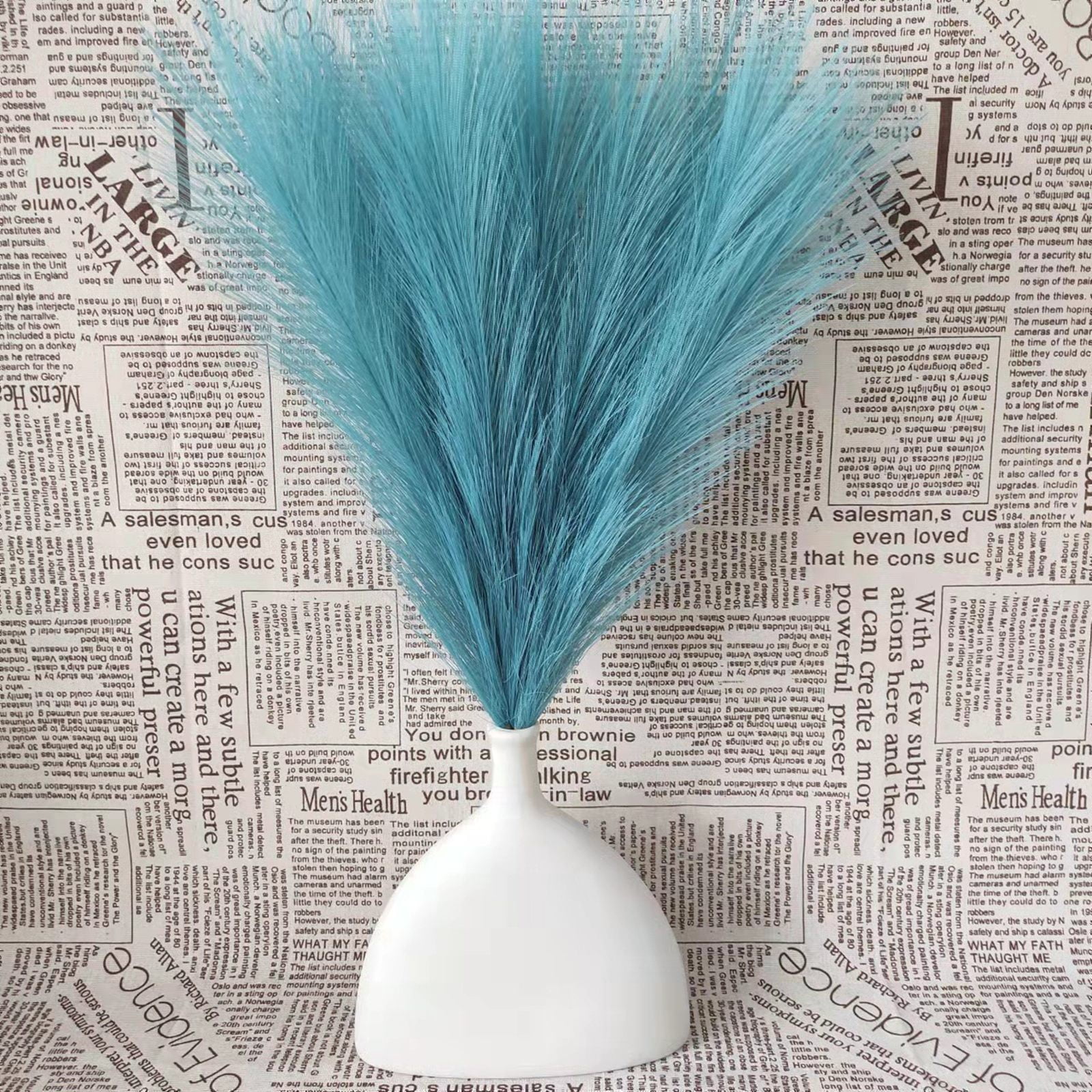 Artificial Pampas Grass Fake Reed Flower Bunch for Wedding Home Bouquet ...