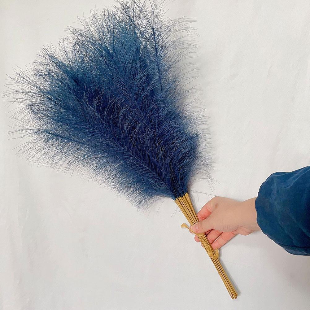 Artificial Pampas Grass Fluffy Plants Bouquet For DIY Home GX N Wedding ...