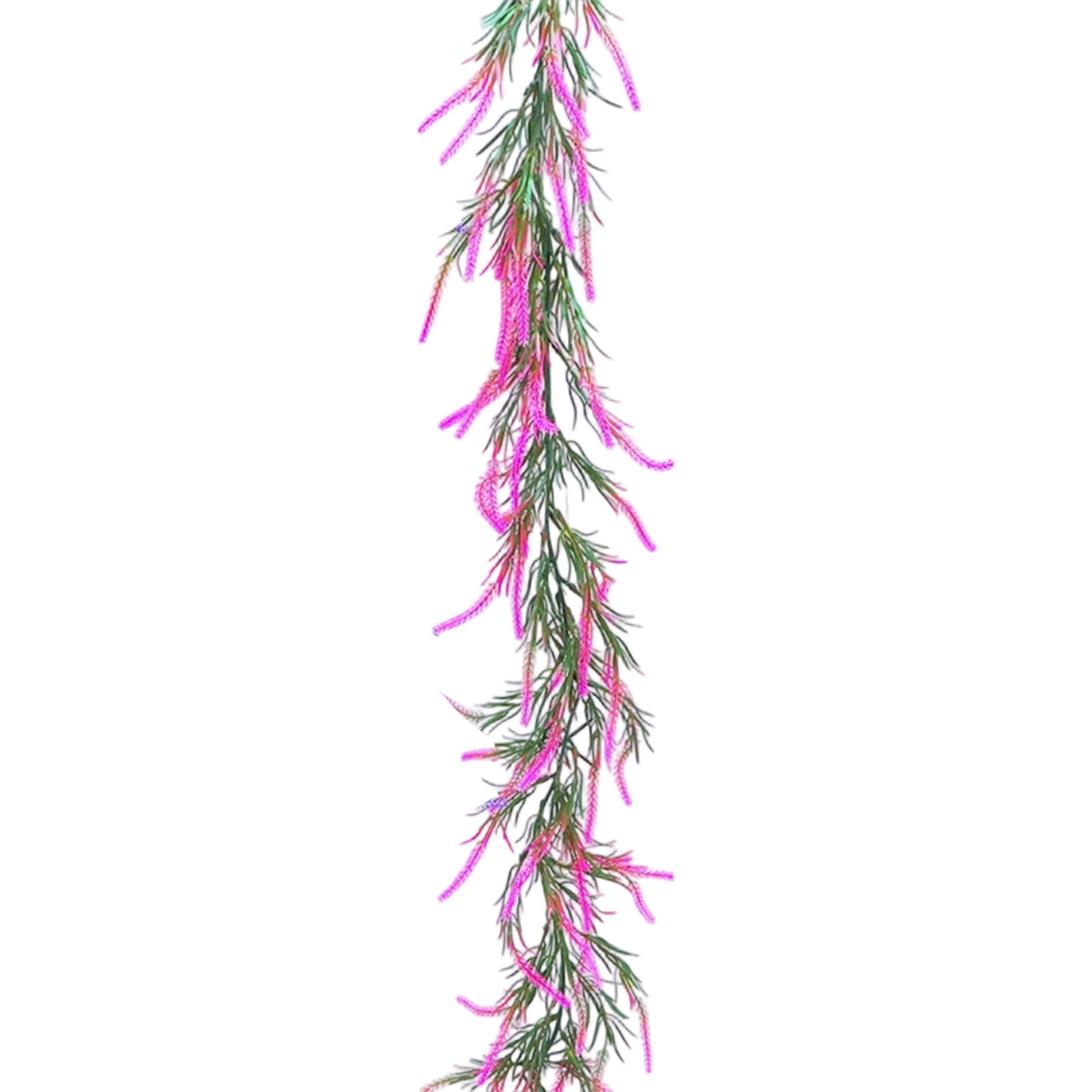 Artificial Pampas Grass Garland Vine Twigs 5.6Ft Fake Hanging Ivy ...
