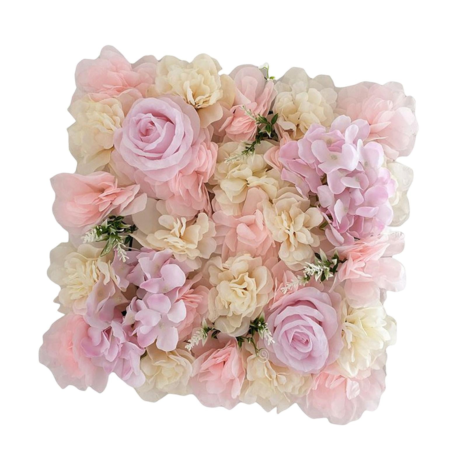 Artificial Panel, Romantic Decorative Silk Flower Panels Floral, Flower ...