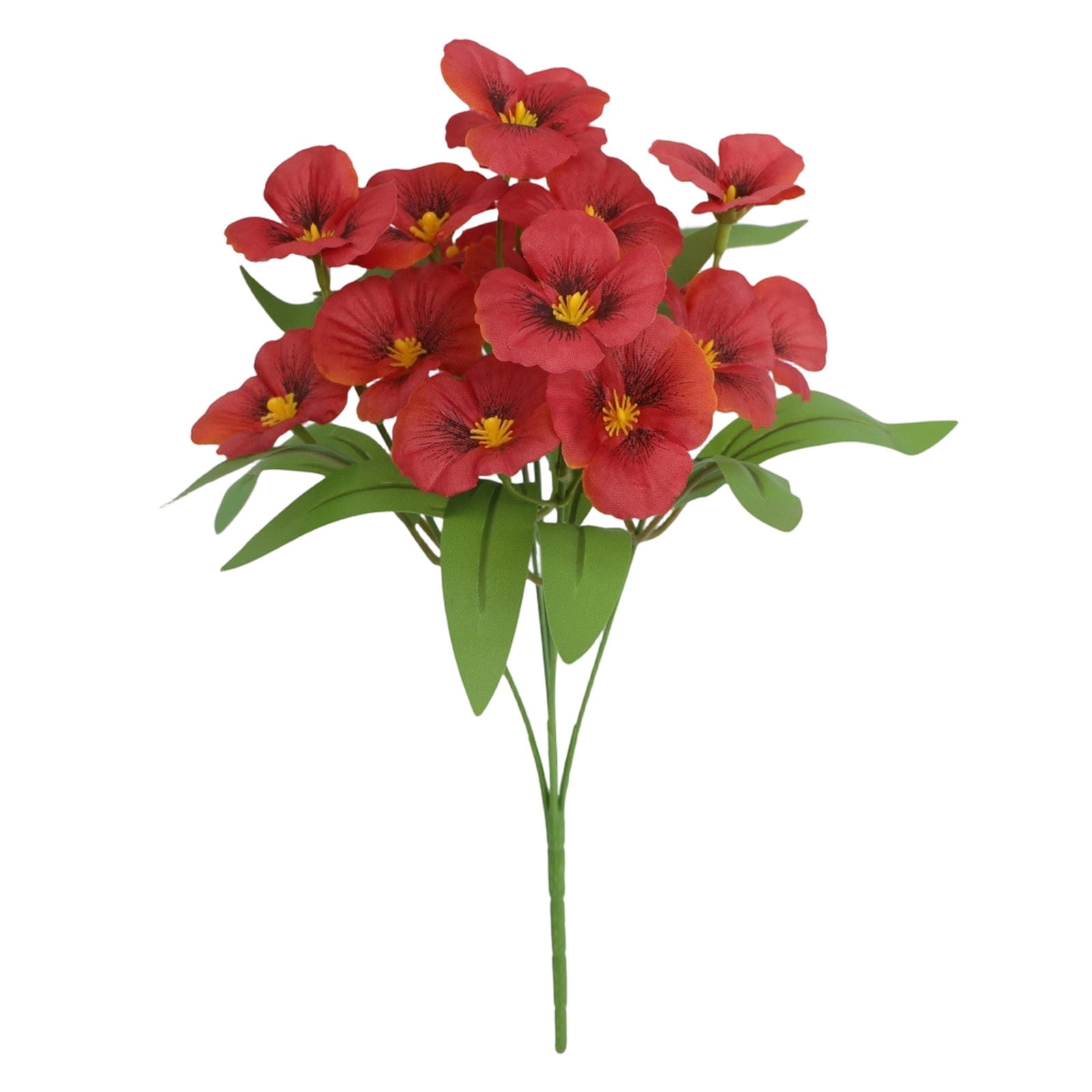Artificial Pansy Flowers Creatives Silk Flower Ornaments for Hotel ...
