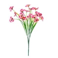 Artificial Pansy Flowers Spring Summer Decor, UV Resistant Fake Plants ...