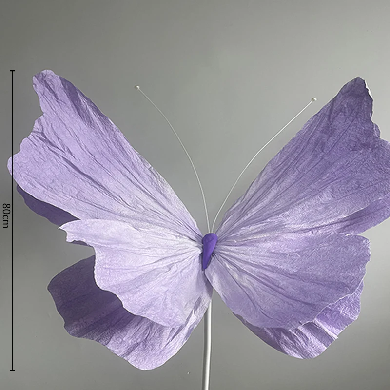 Artificial Paper Butterflies For Decor, Lifelike Wedding Backdrop Wall ...
