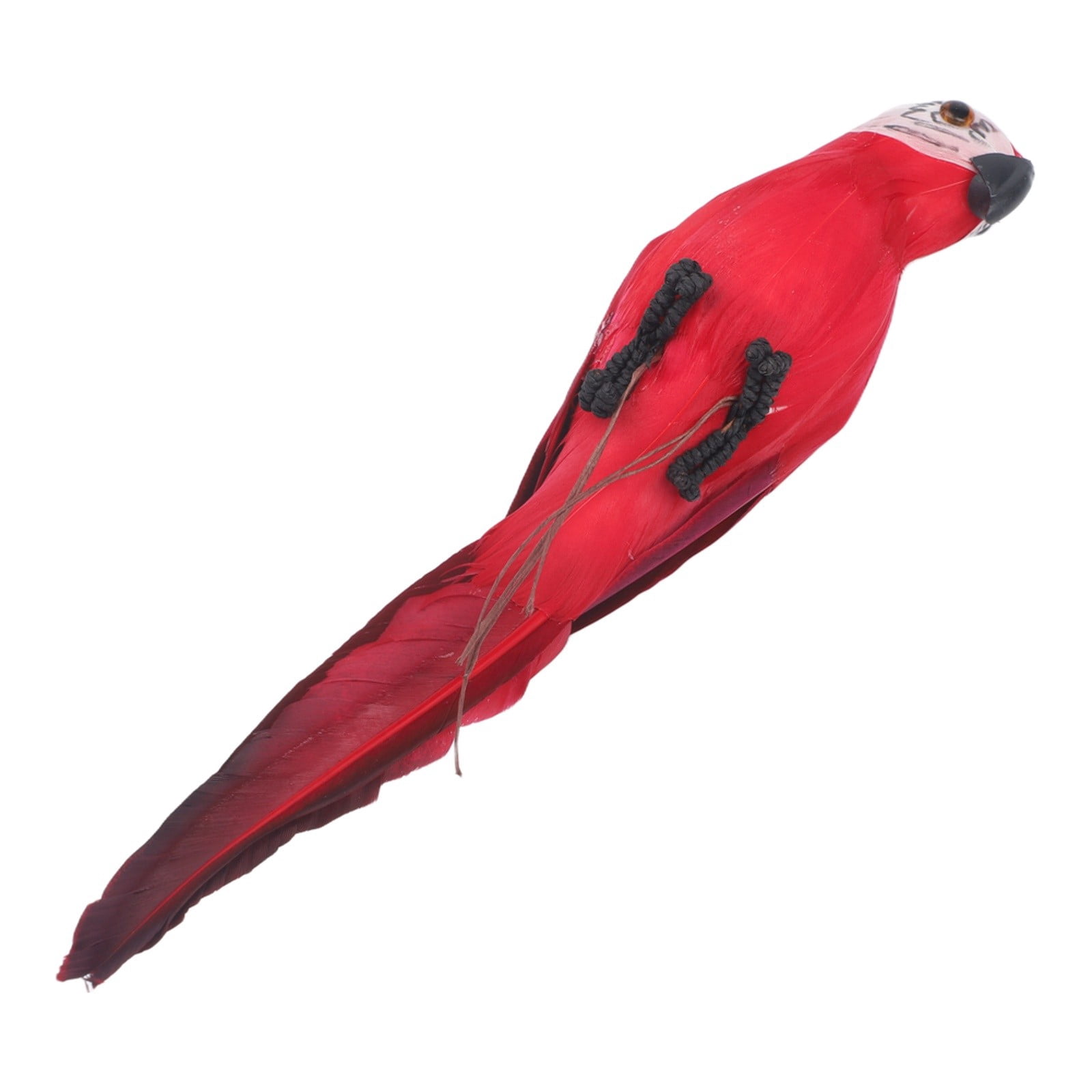 Artificial Parrot Garden Ornament 25Cm Lifelike Feathered Bird Statue ...