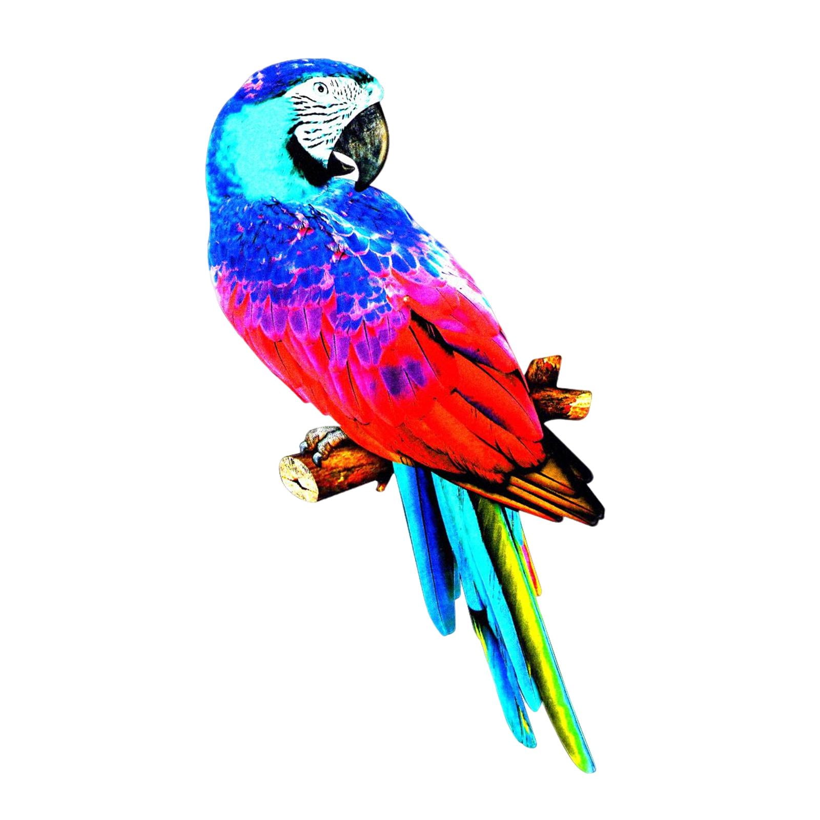 Artificial Parrots Figurines Statue Photo Props DIY for Lawn Home ...