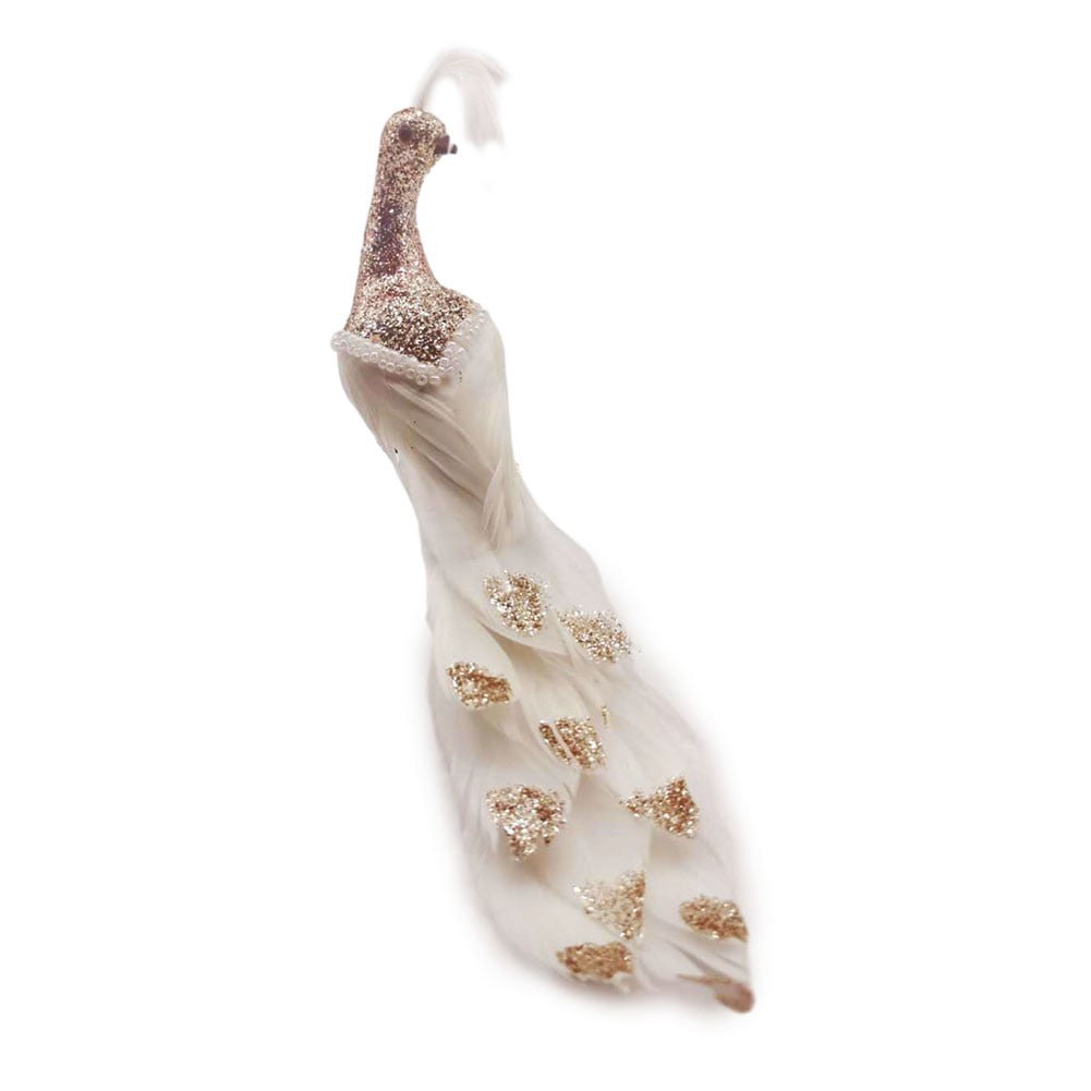 Artificial Peacock Feather Mini Simulation Foam Birds Long Tail ...