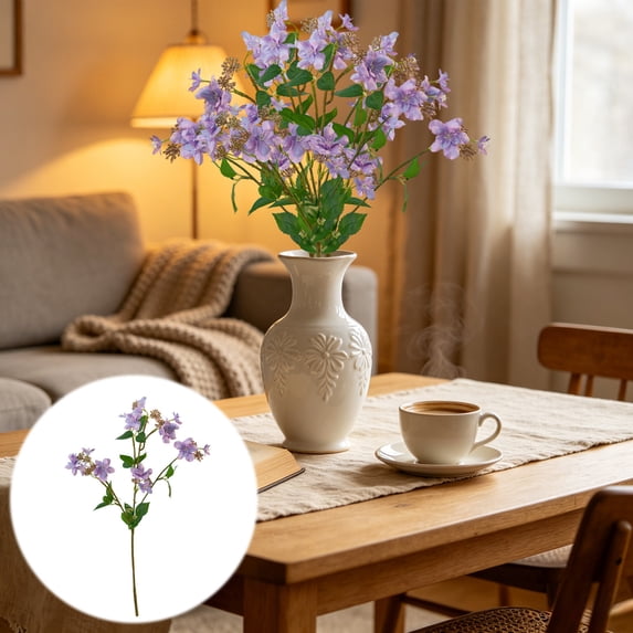 Artificial Pear Blossoms Stems, Faux Flower Branches for Vase Filler ...