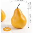 Artificial Pear Fake Pears Artificial Lifelike Fruit Fake Fruit Model ...
