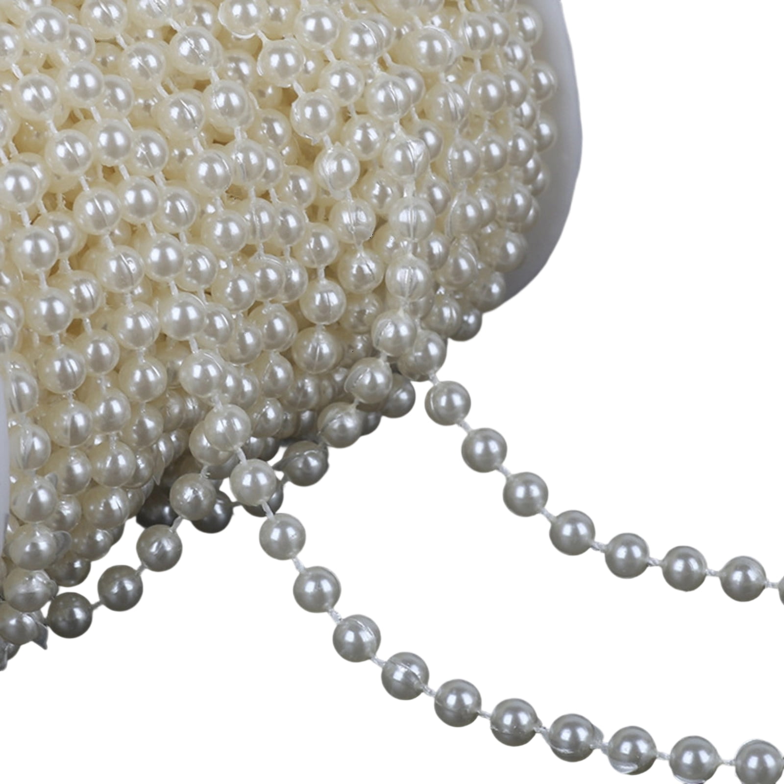 Artificial Pearls String Beads Chain Imitation Pearls Resin Beads Chain ...