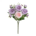 Artificial Peony And Rose Flowers In Spring Buds, Suitable For Home ...